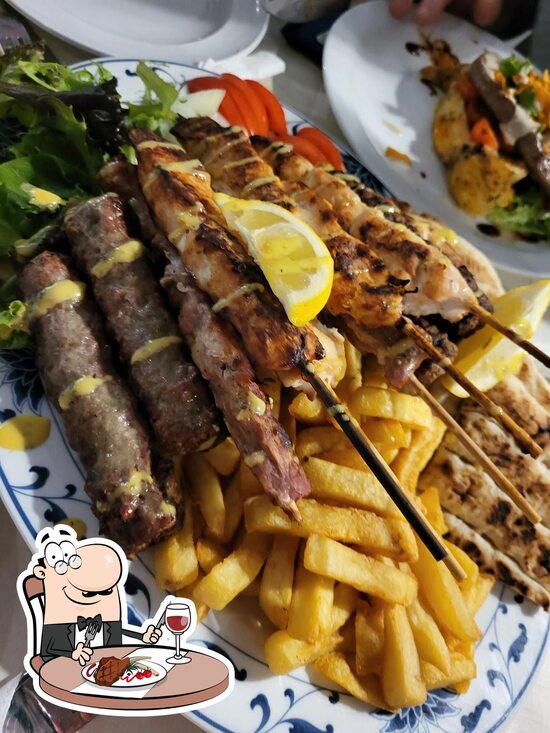 Menu at Athena restaurant, Radstock