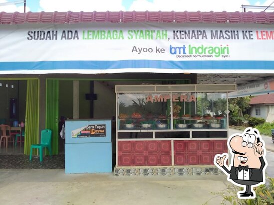 Menu at Ampera Teguh Masakan Padang restaurant, Indonesia