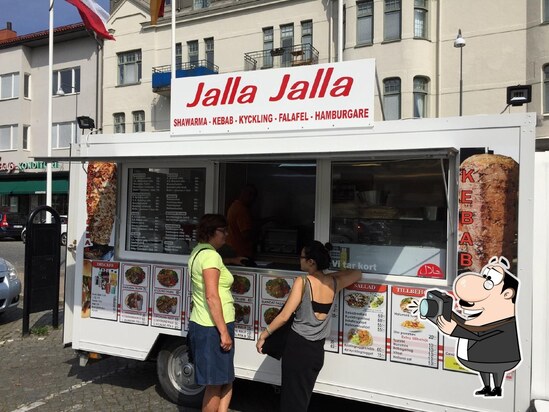 Menu at Jalla Jalla restaurant, Ystad