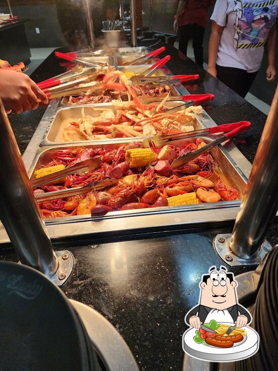 Menu at Lucky buffet restaurant, West Memphis