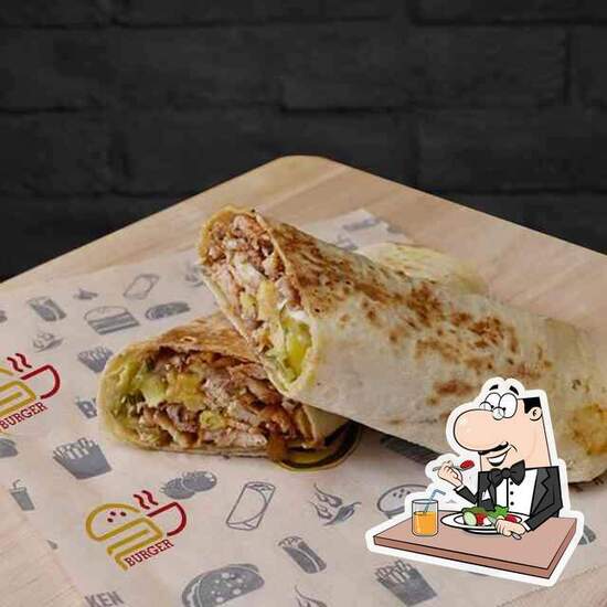 Menu at SP Burger Cafeteria, Abu Dhabi
