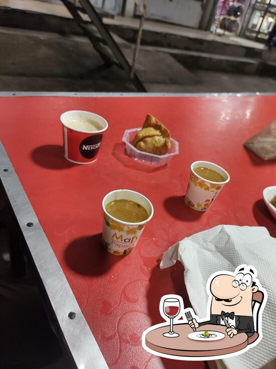 Menu at Street food stalls, Naharlagun
