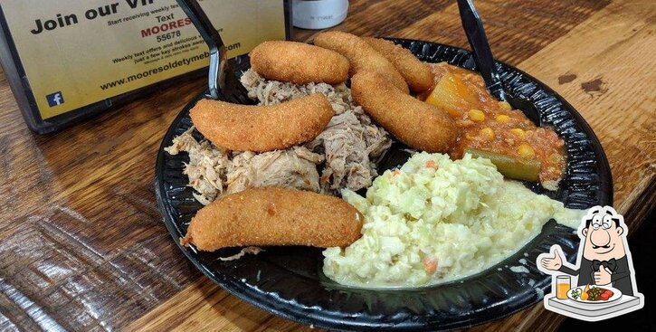Menu at Moore's Olde Tyme Barbeque Chicken & Seafood, Morehead City