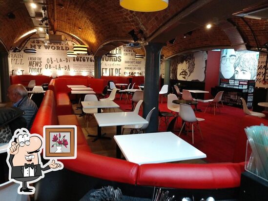 Menu at The Fab4 Cafe, Liverpool, Britannia Vaults