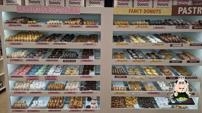 Menu at Sesame donuts, Lake Oswego