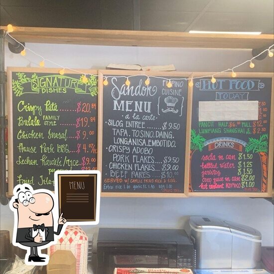 Sandok Filipino Cuisine, Chula Vista - Restaurant menu, prices and reviews