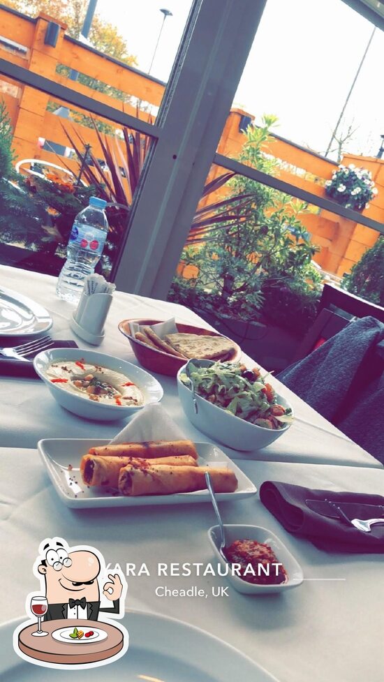 Menu at Yara Restaurant, Cheadle, 7 Wilmslow Rd