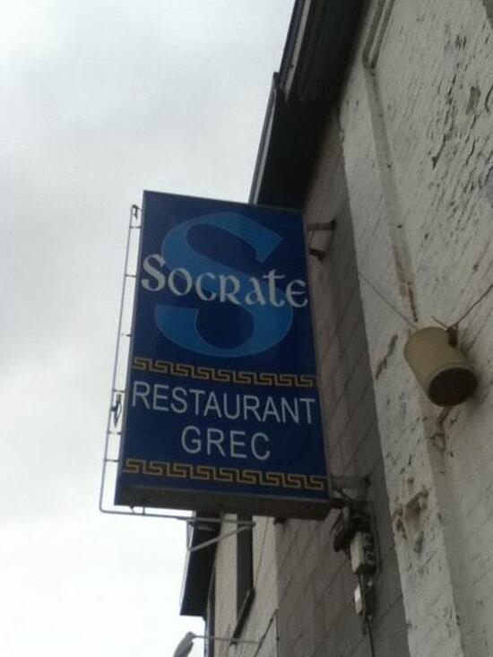Menu at Le Socrate, Farciennes
