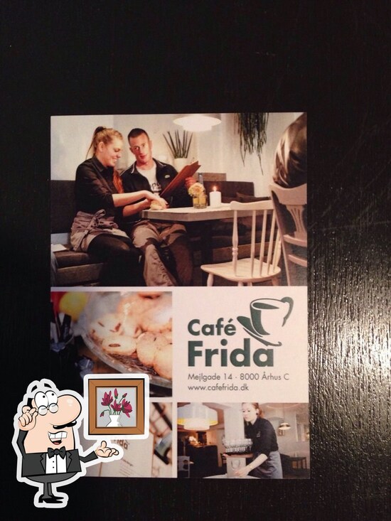 Menu at Cafe Frida, Aarhus