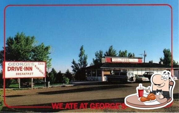 Menu at George's Drive Inn restaurant, Walsenburg