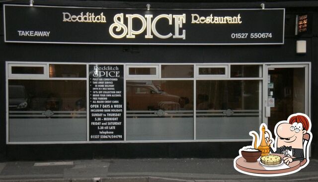 Menu at Redditch Spice restaurant, Redditch