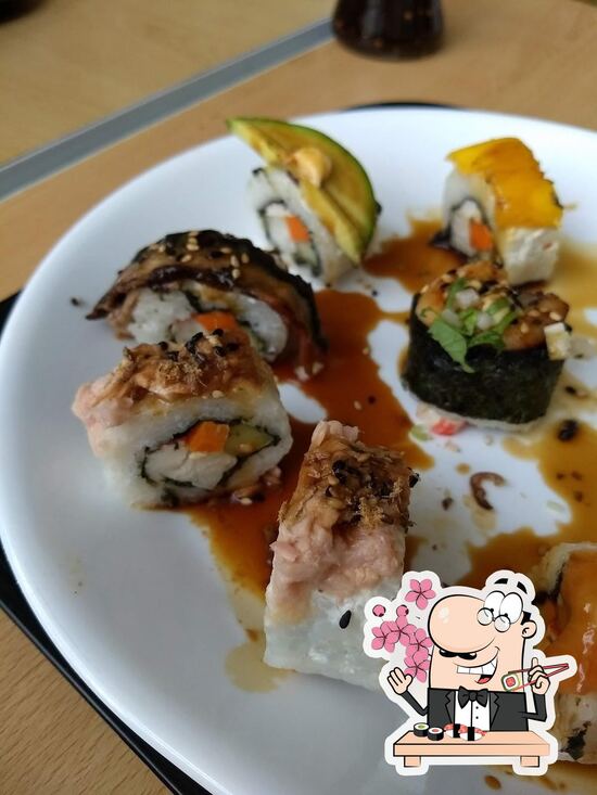 Menu at Babi Sushi restaurant, San Agustín