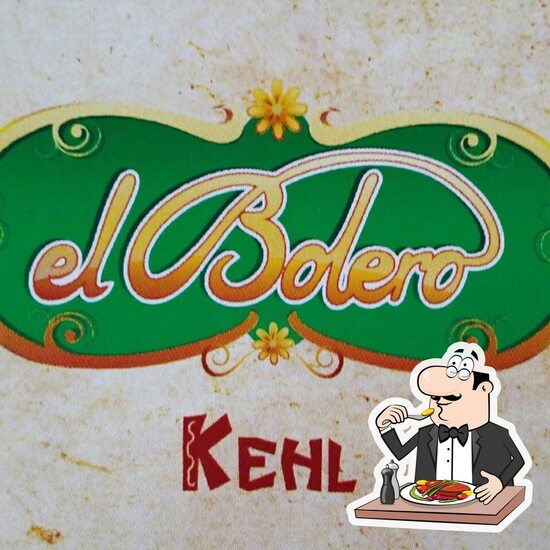 Menu at el Bolero pub & bar, Kehl