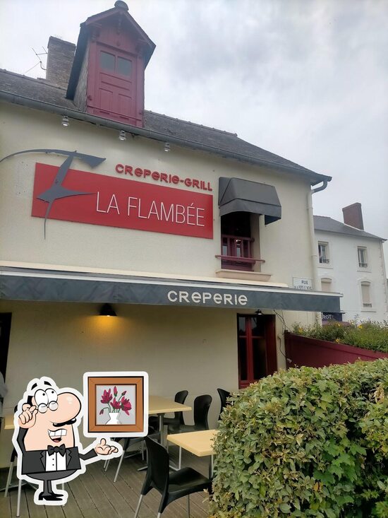 Menu au La Flambée restaurant, Dol-de-Bretagne