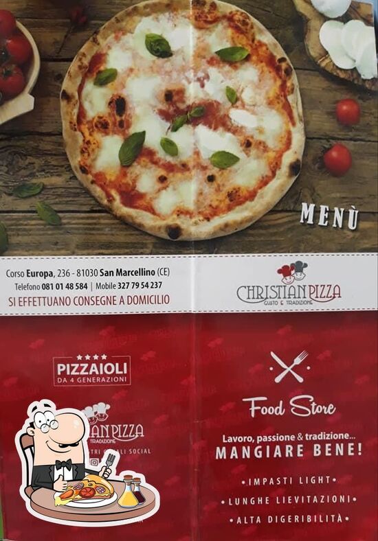 Speisekarte von Christian Pizza, San Marcellino