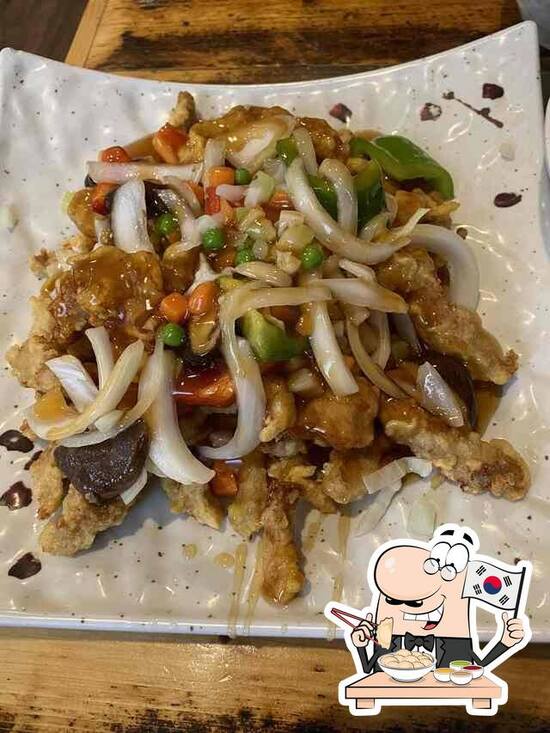 Menu at Korchi City restaurant, Melbourne