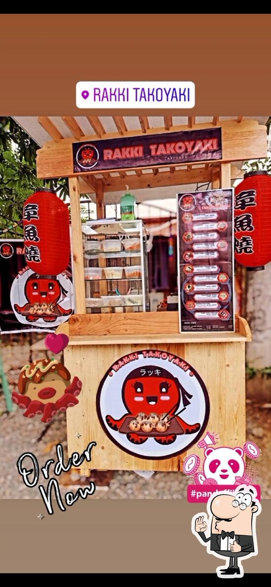 Menu at Rakki Takoyaki restaurant, Bacoor