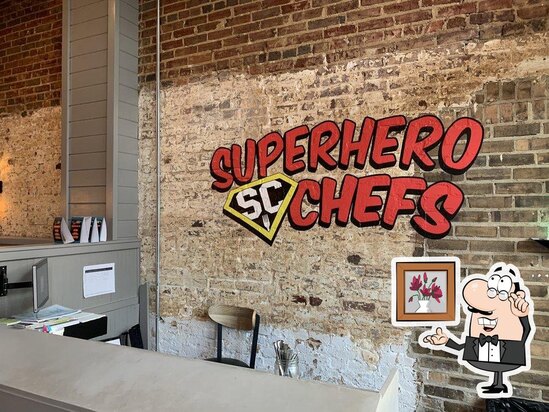 Menu at Superhero Chefs restaurant, Tuscumbia