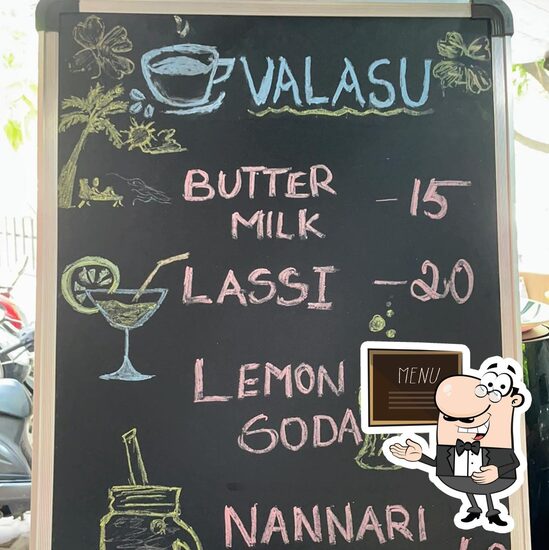 Menu at Valasu, Chennai