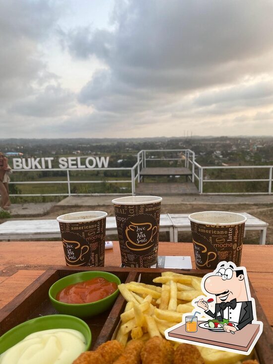 Menu at Bukit Selow cafe, Indonesia