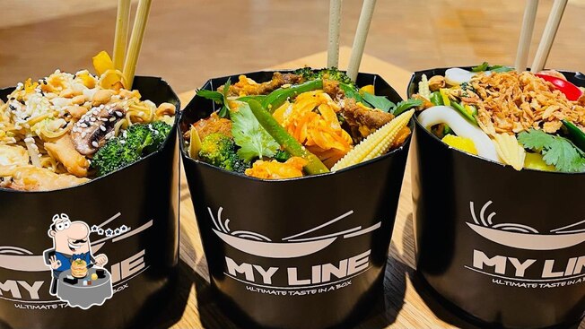 Menu at Myline restaurant, Luxembourg City