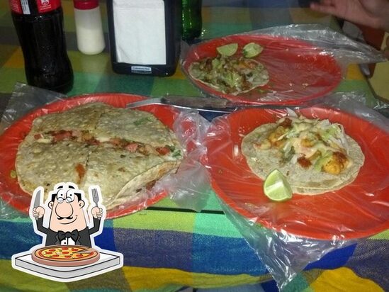 Menu at Big Taco restaurant, Colima