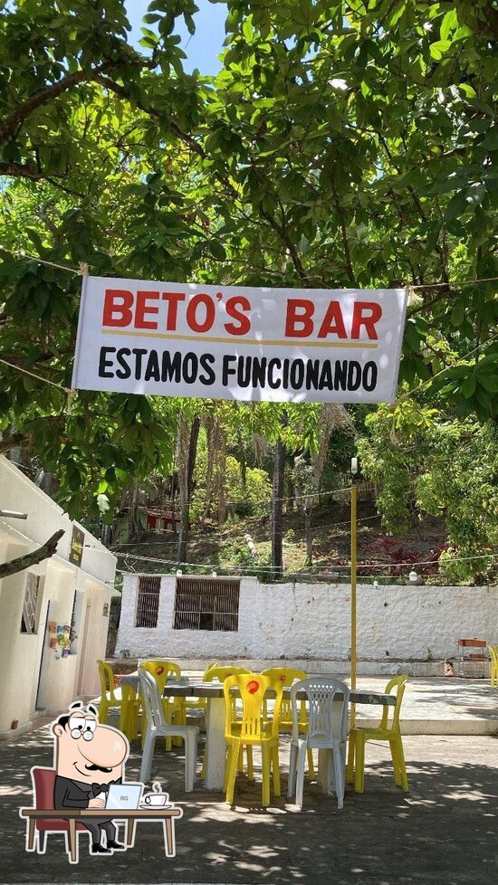 Menu at Beto's Bar, Crato