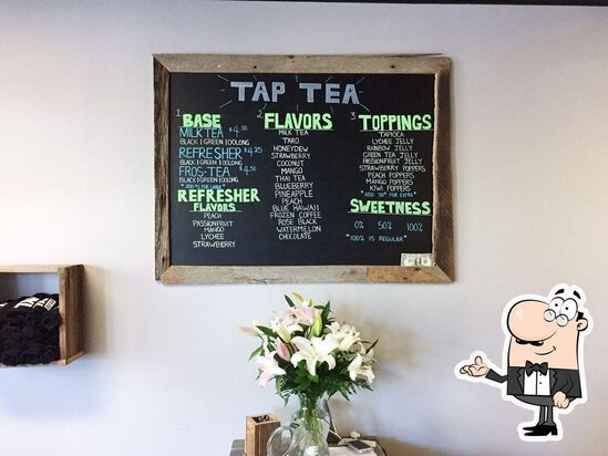 Menu at Tap Tea Bar, Wilmington, 250 Racine Dr Ste 9