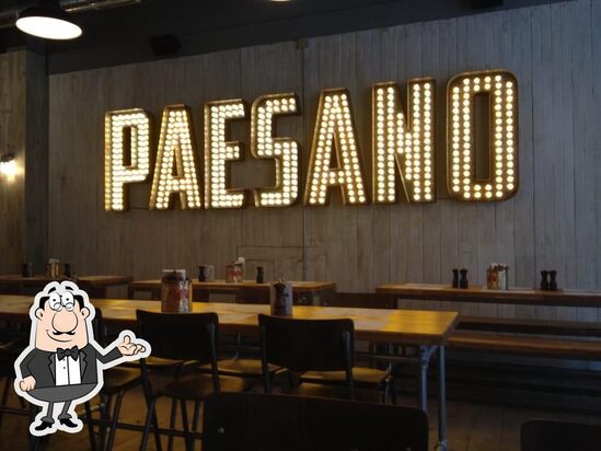Menu at Paesano Pizza pizzeria, Glasgow, 94 Miller St