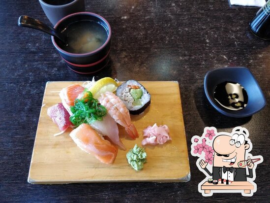 Menu at Pinocchio Sushi restaurant, Kingsford