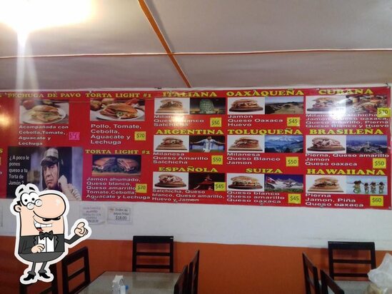 Carta del restaurante La Torta Loca Sucursal Sexta, Matamoros