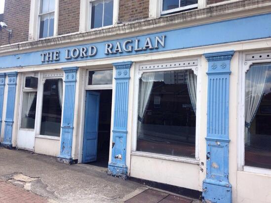 Menu at The Lord Raglan pub & bar, London, 158 Burrage Rd