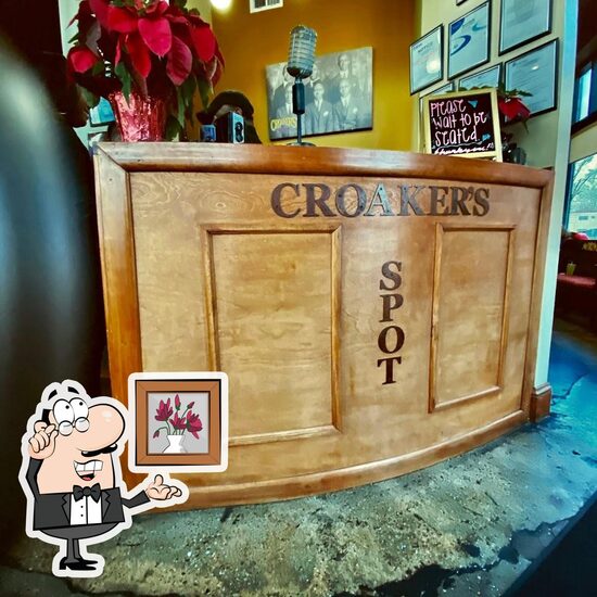 Menu at Croakers Spot restaurant, Norfolk