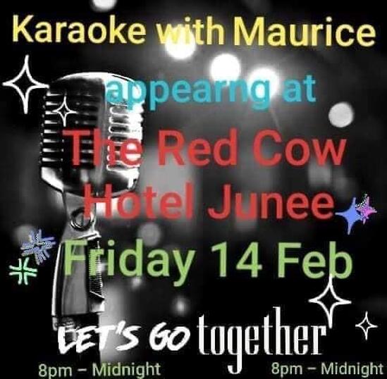Menu at Red Cow Hotel pub & bar, Junee