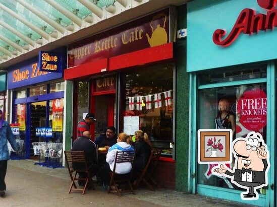 Carta del café Copper Kettle, Bolton