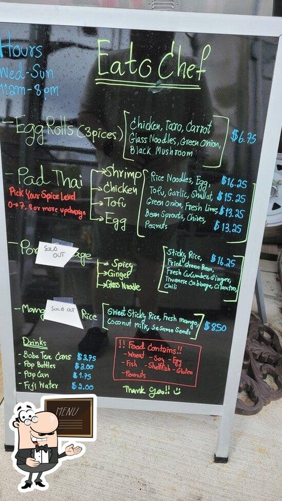 Menu at Eato Chef restaurant, Lansing