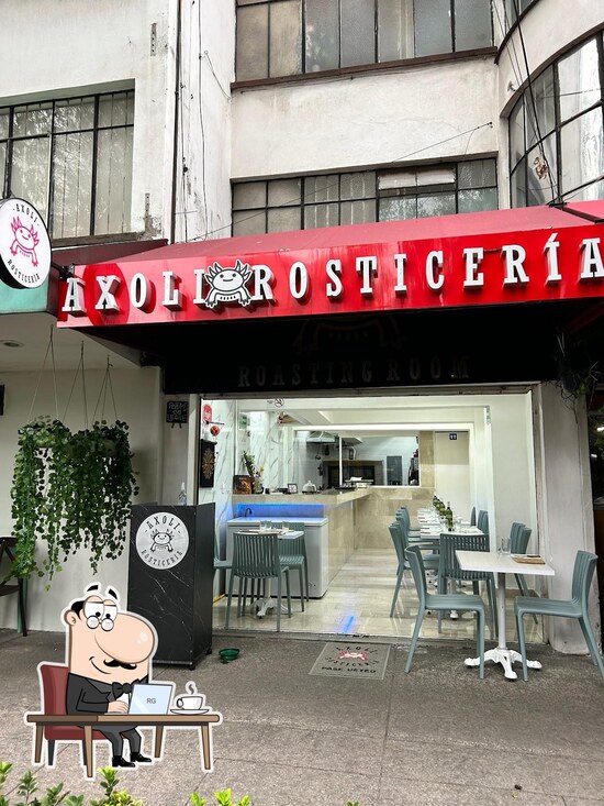 Menu at AXOLI ROSTICERIA restaurant, Mexico City