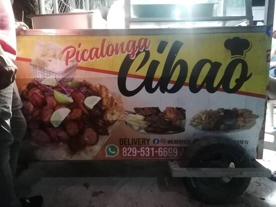 Menu at Picalonga CIBAO, Punta Cana