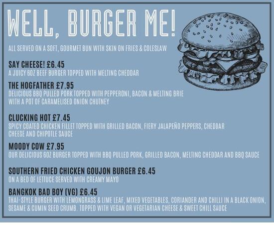 The Unicorn, 351 Bolton Rd in Radcliffe - Restaurant menu and reviews