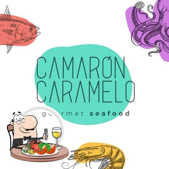 Menu at Camaron Caramelo restaurant, Merida