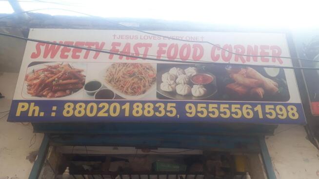 Menu at Sweety Fast Food Corner, New Delhi