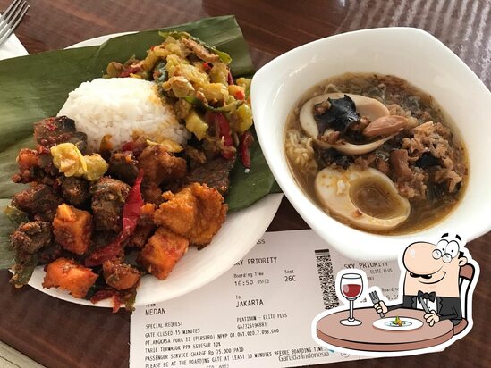 Menu at Garuda Lounge, Beringin
