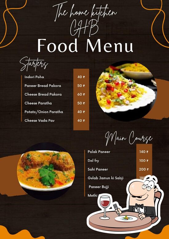 Menu at The Home kitchen CHB, Jodhpur