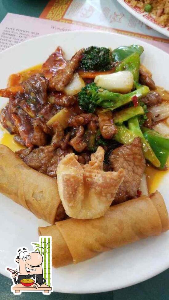 Menu at Wonderful House Chinese Restaurant, Trinidad