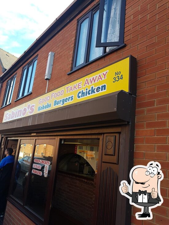 Menu at Sabino's Fast Food Takeaway, Gloucester