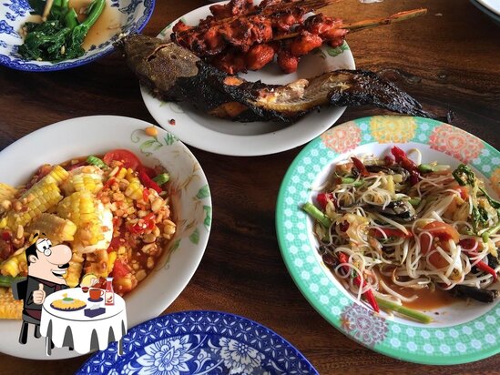 Menu at ส้มตำเจ้ปากแดง อ.บ้านฉาง restaurant, Ban Chang