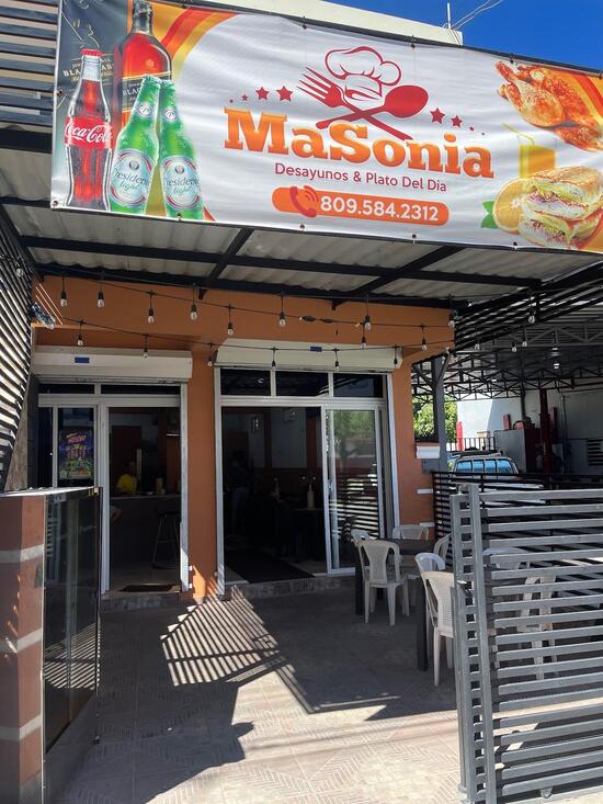 Menu at Masonia, Nagua