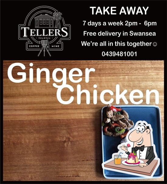 Menu at Tellers Gallery – Coffee & Wine pub & bar, Swansea