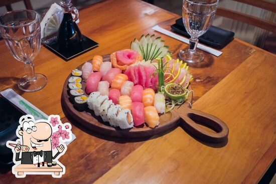 Menu at Sushi Wa restaurant, Brasília