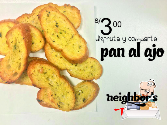 Menu at neighbor's pizza restaurant, San Martín de Porres
